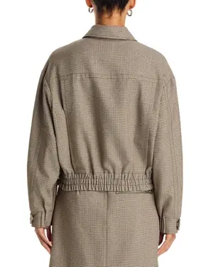 3.1 Phillip Lim Tweed Blouson Bomber Jacket