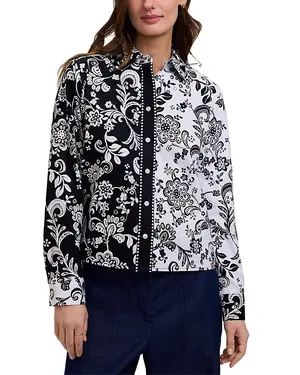 Foxcroft Jodie Colorblocked Shirt