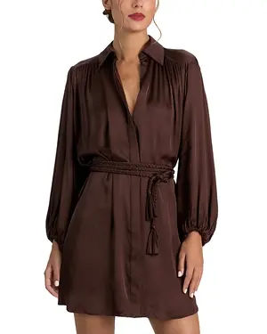 Alice + Olivia Margaux Blouson Sleeve Mini Dress