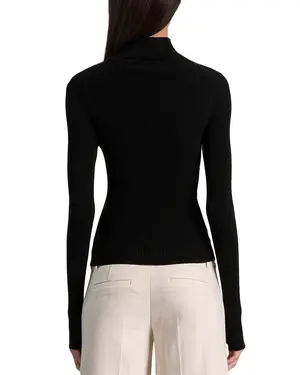 Alice + Olivia Roberta Ribbed Turtleneck Sweater