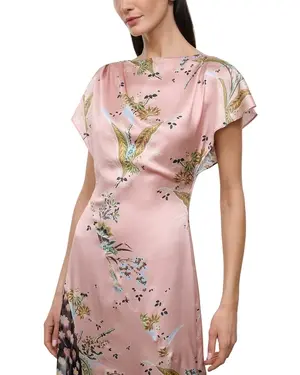 Staud Fawn Silk Stretch Maxi Dress