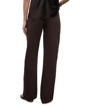 Staud Leo High Rise Straight Jeans