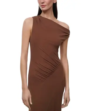 Staud Amaris Asymmetric Gown