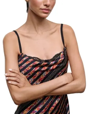 Staud Evangeline Silk Midi Dress