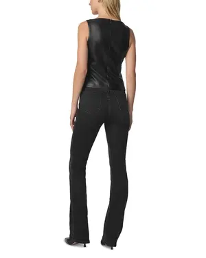 Joe's Jeans Faux Leather Boat Neck Tank Top