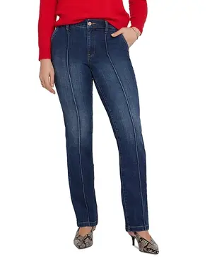 NYDJ Marilyn High Rise Straight Jeans