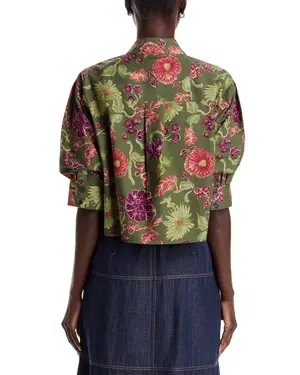Tanya Taylor Anna Tie Neck Top