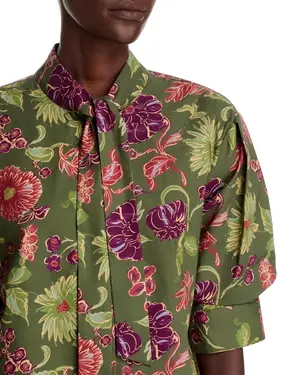 Tanya Taylor Anna Tie Neck Top