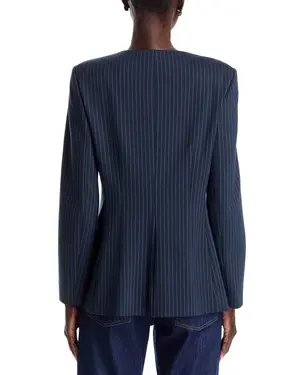 Tanya Taylor Heather Button Up Blazer