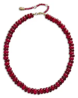 Baublebar Joyce Semi-precious Beaded Necklace - Red