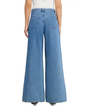 L'Agence Declan High Rise Wide Leg Jeans