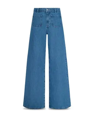 L'Agence Declan High Rise Wide Leg Jeans