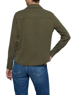 L'Agence Isla Denim Long Sleeve Shirt