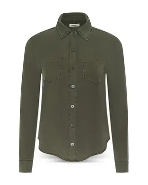 L'Agence Isla Denim Long Sleeve Shirt
