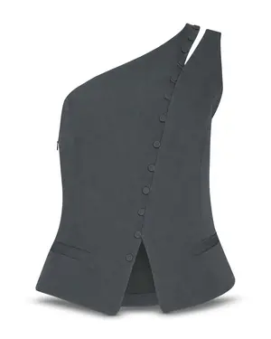 L'Agence Zinnia One Shoulder Vest