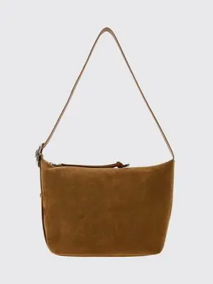 Loewe LOEWE Suede Hobo Bag Brown