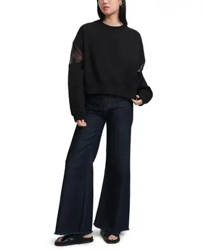 MARCELLA Iara Sweatshirt With Mesh Paneling