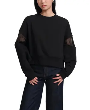 MARCELLA Iara Sweatshirt With Mesh Paneling