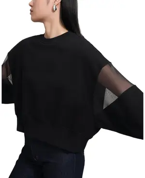 MARCELLA Iara Sweatshirt With Mesh Paneling