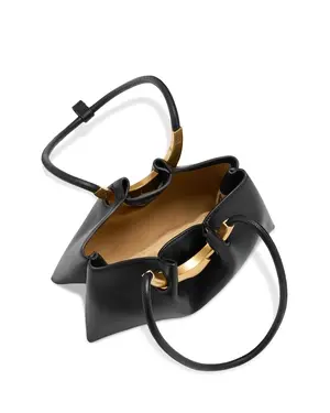 Cult Gaia Asa Leather Shoulder Bag