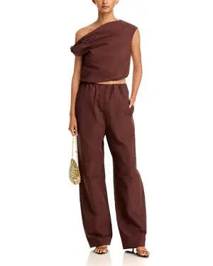 Paris Georgia Cocoon Wide Leg Track Pants