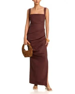 Paris Georgia Square Neck Maxi Dress