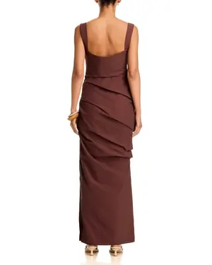 Paris Georgia Square Neck Maxi Dress