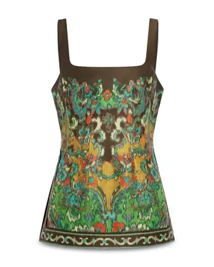 ALEMAIS Charlotte Sleeveless Printed Top