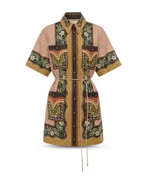 ALEMAIS Darcey Mini Shirtdress
