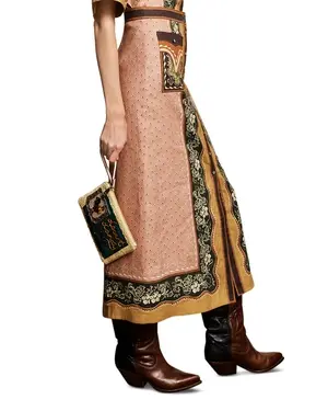 ALEMAIS Darcey Printed Maxi Skirt