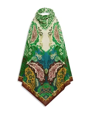ALEMAIS Florence Halter Scarf Top