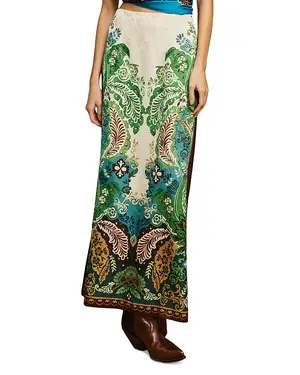 ALEMAIS Florence Printed Maxi Skirt - Multi