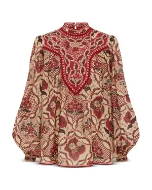 ALEMAIS Kenny Printed Blouse