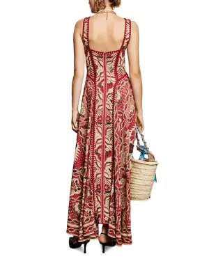 ALEMAIS Kenny Printed Midi Dress
