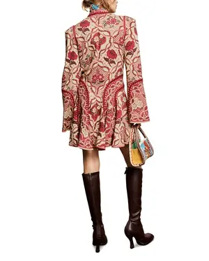 ALEMAIS Kenny Printed Mini Dress