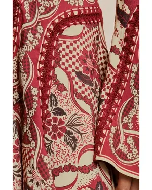 ALEMAIS Kenny Printed Mini Dress