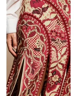 ALEMAIS Kenny Printed Maxi Skirt