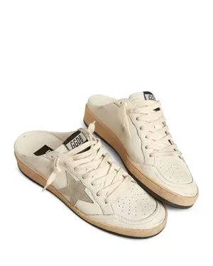 GOLDEN GOOSE Ballstar Sabot Suede Sneakers