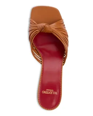 Valentino Garavani Annet Knotted Slide Sandals