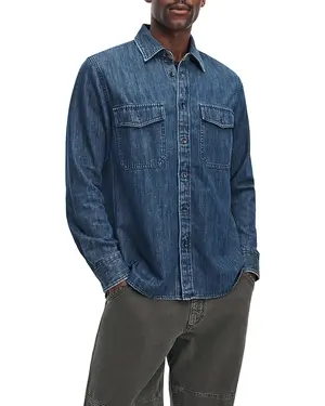 Rag & Bone Denim Cpo Overshirt - Reid