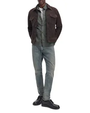 Rag & Bone Overdyed Denim Workwear Overshirt