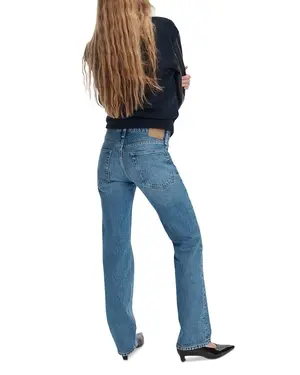 Rag & Bone Harlow Low Rise Slim Straight Jeans