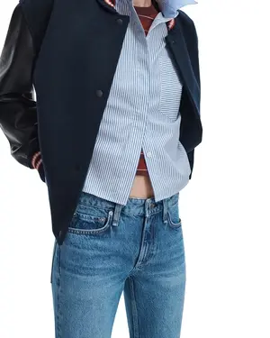 Rag & Bone Harlow Low Rise Slim Straight Jeans