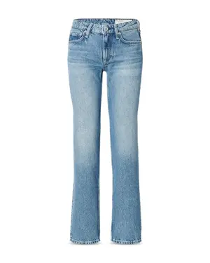 Rag & Bone Harlow Low Rise Slim Straight Jeans