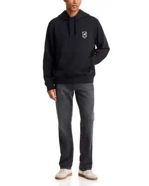 Rag & Bone X Bloom Cotton Blend Logo Drawstring Hoodie