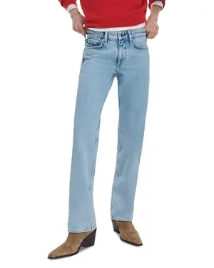 Rag & Bone Harlow Low Rise Slim Straight Jeans - May