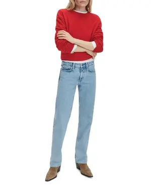 Rag & Bone Harlow Low Rise Slim Straight Jeans - May
