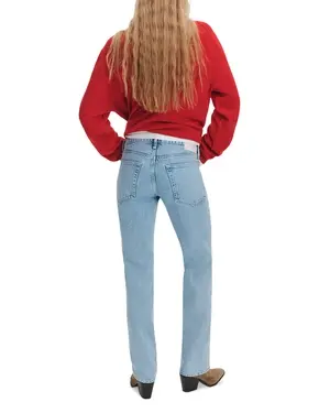 Rag & Bone Harlow Low Rise Slim Straight Jeans - May