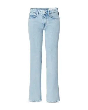 Rag & Bone Harlow Low Rise Slim Straight Jeans - May