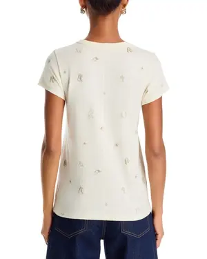 Rag & Bone Rodeo Cotton Tee - Tan Multi